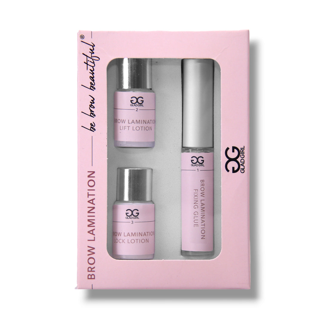 Brow Lamination Kit by GladGirl | Includes all Products and Tools