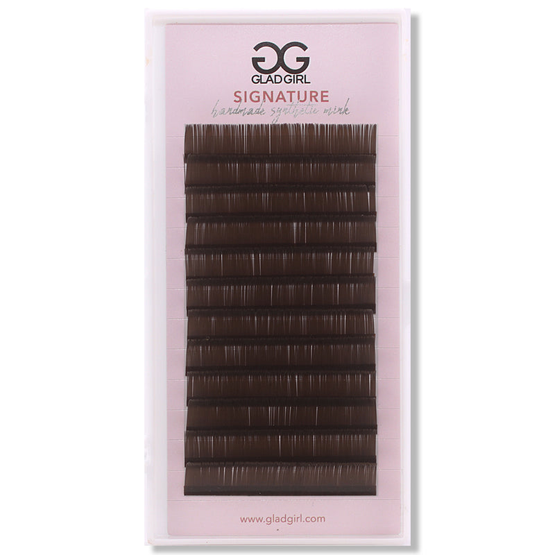 Brown Eyelash Extensions and Natural Brown Lashes | Premium Lash Trays ...