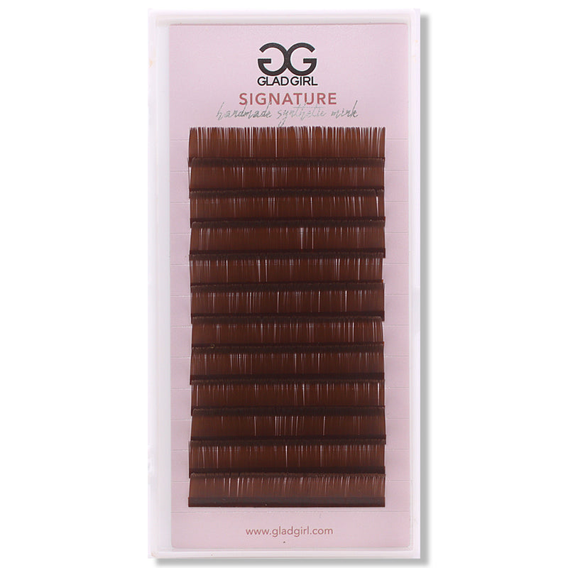 Shop Brown Eyelash Extensions and Natural Brown Lashes - GladGirl