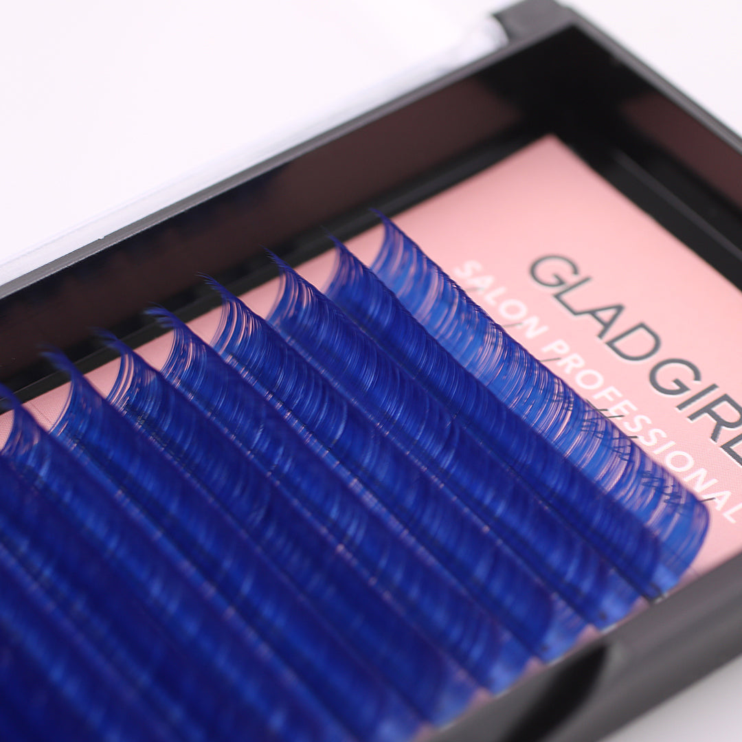 Salon Professional Mixed Length Blue Lashes - GladGirl