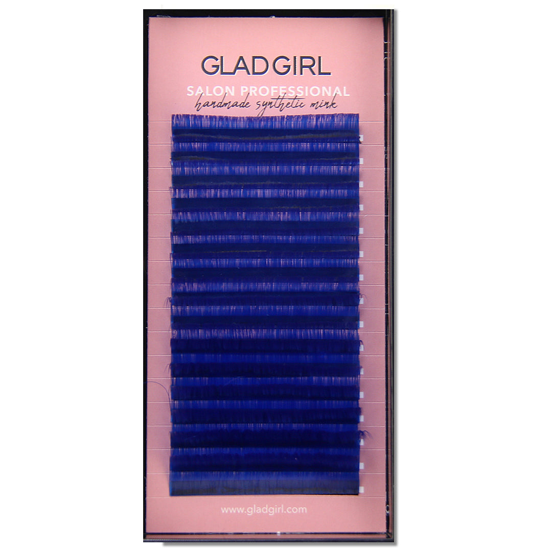 Salon Professional Mixed Length Blue Lashes - GladGirl