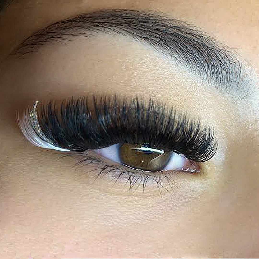 Snow Queen Silk White Lashes - GladGirl