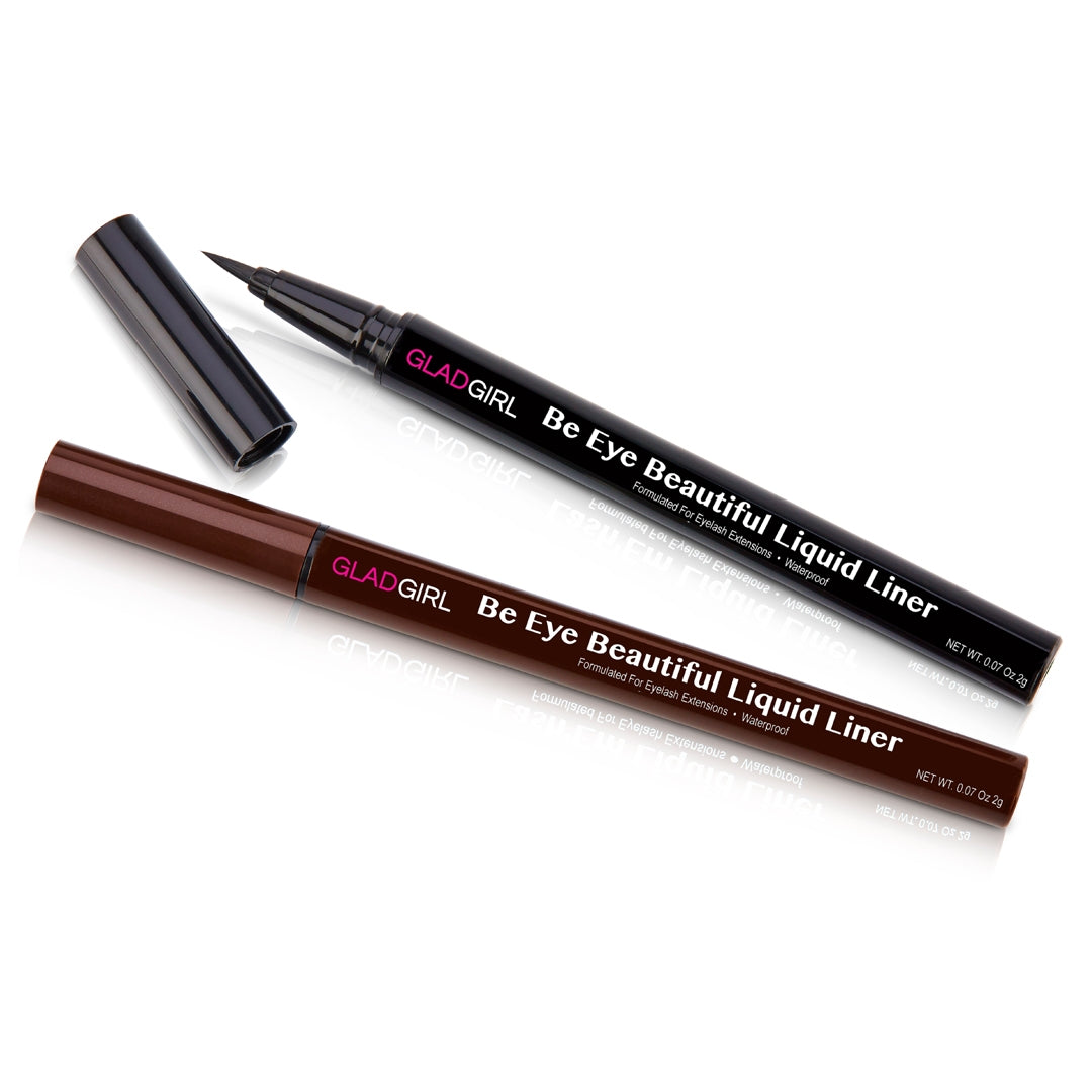 GladGirl Liquid Eyeliner | Chocolate, Ebony, Espresso, Blue Eyeliner